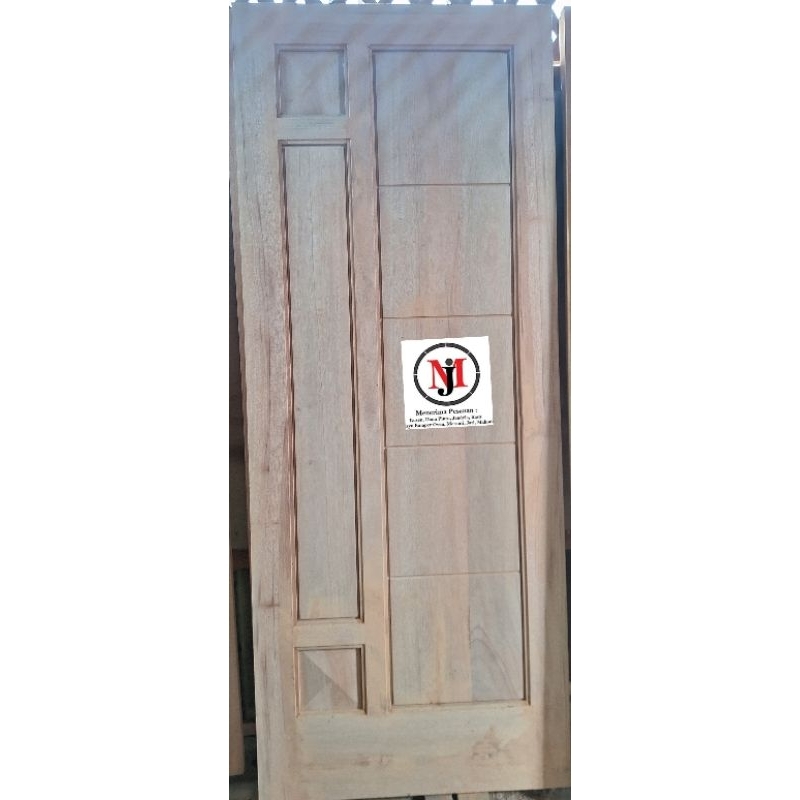 Jual (Promo Opening) Kusen + Pintu Kayu Meranti Bayur (Bonus Loster dan ...