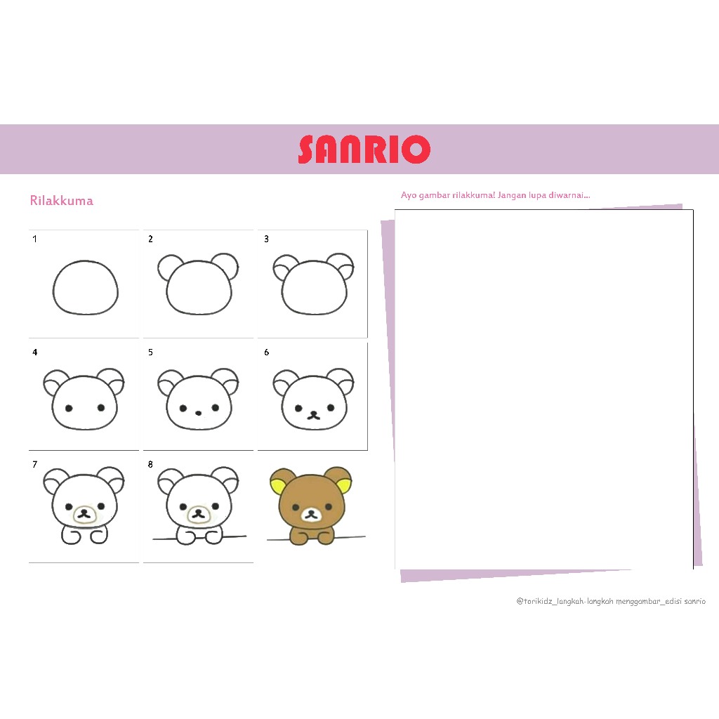 Jual Langkah-langkah Menggambar edisi Sanrio / Step by Step How to Draw ...