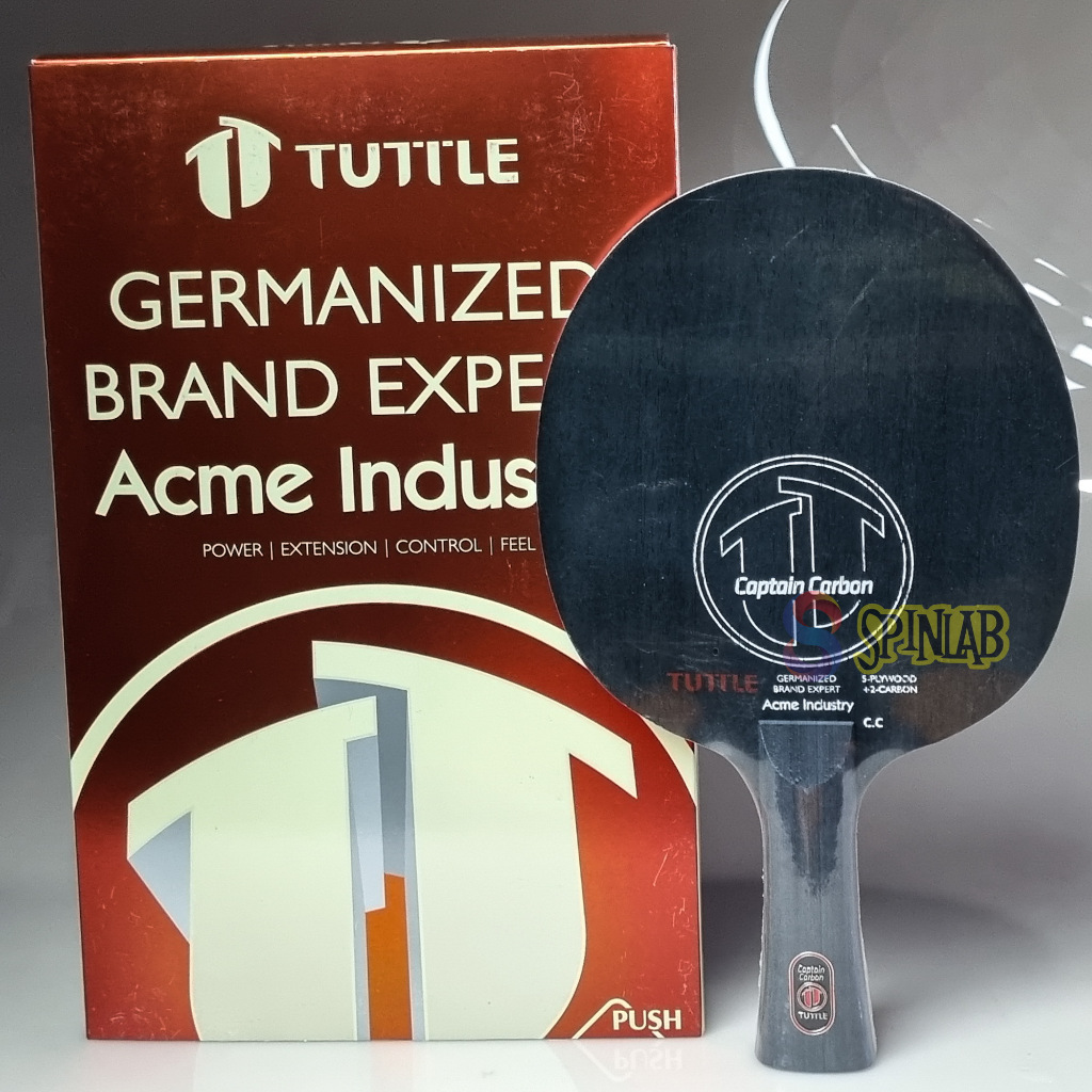 Jual TUTTLE Captain Carbon | Kayu Pingpong Tenis Meja | Shopee Indonesia
