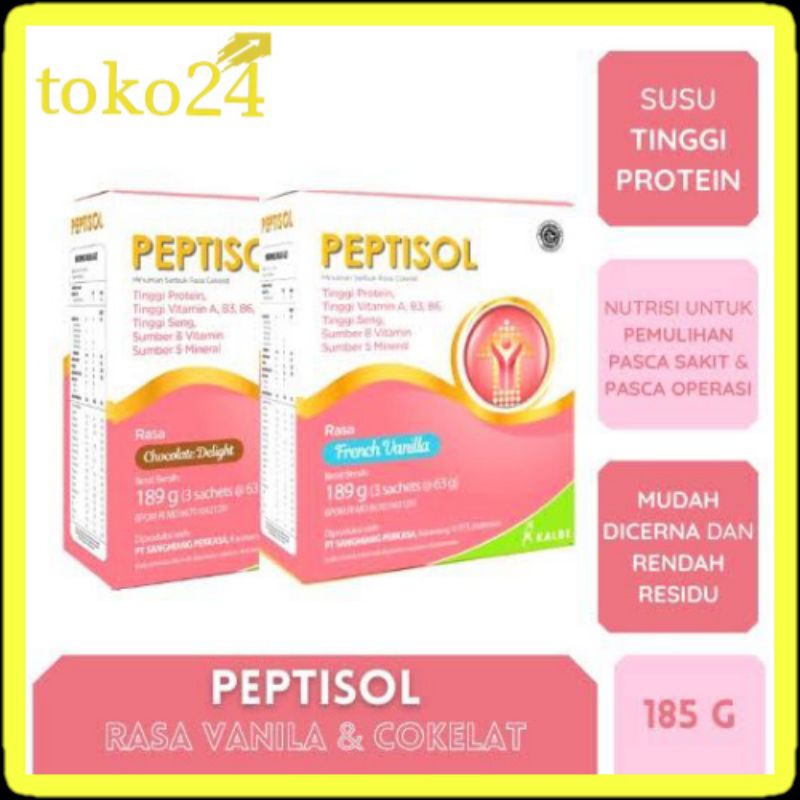 Jual Peptisol Vanila & Cokelat 189 gr | Shopee Indonesia