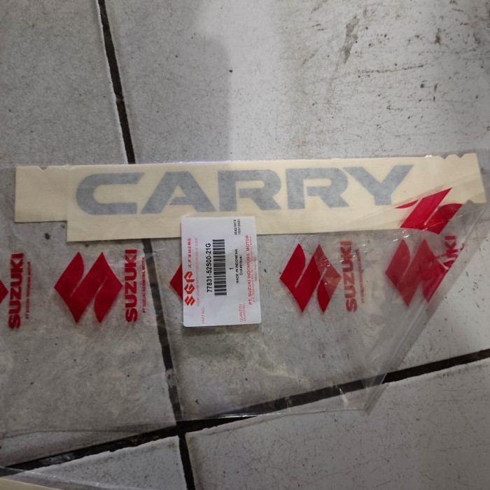 Jual Stiker Emblem Logo CARRY Suzuki New Carry Original SGP | Shopee ...