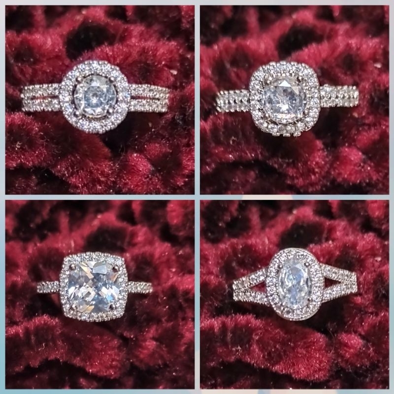 Jual Cincin xuping wanita silver full mata zircon | Shopee Indonesia