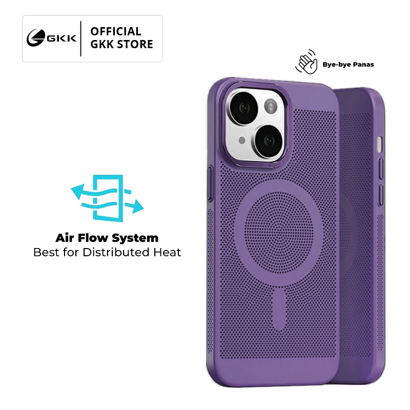 Jual GKK Casing Air Flow Magsafe iPhone 11 12 13 14 15 PRO MAX Anti ...