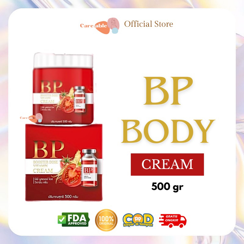 Jual BP Booster Dose Vitamin Body Cream Thailand Isi 500gr | Shopee ...