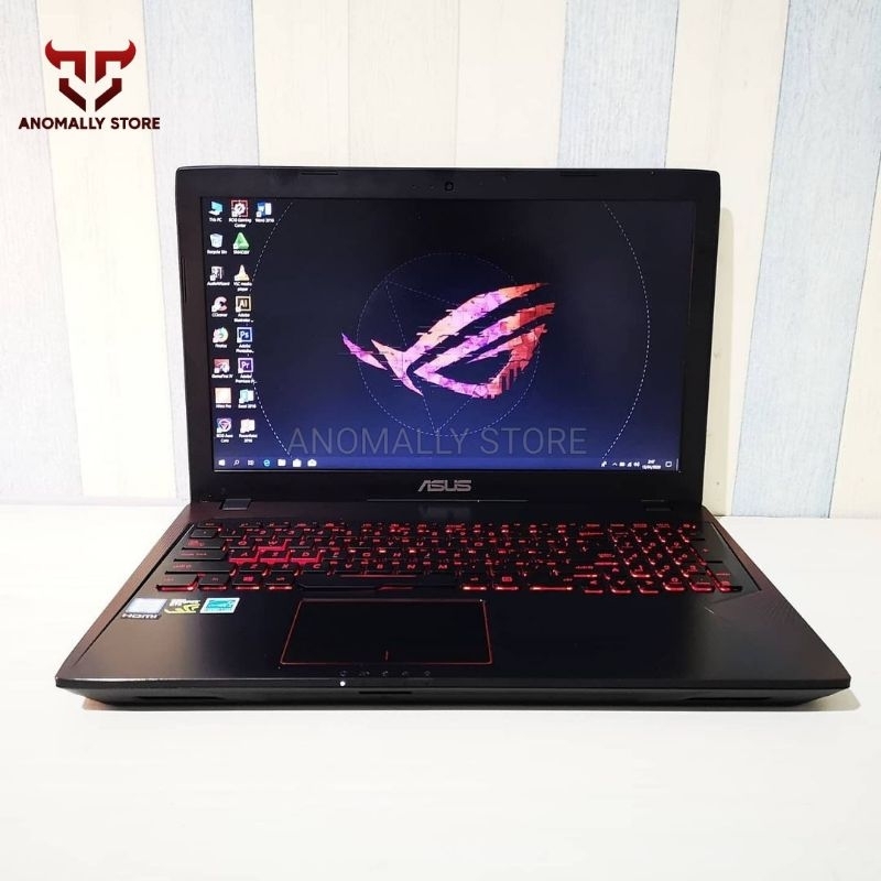 Jual Laptop Gaming Asus ROG Fx553VD Core i7-7700HQ GTX1050 MULUSS ...