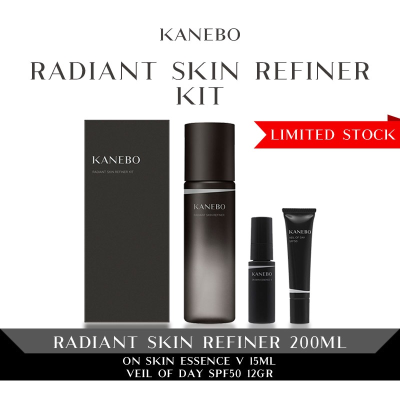 Jual KANEBO Radiant Skin Refiner Kit | Shopee Indonesia