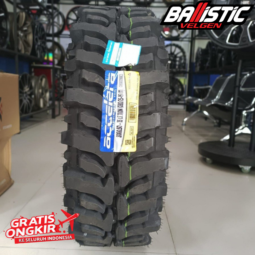 Jual Ban Mobil tubles Offroad Taft Merk Accelera Badak Xtreme 31x10.5 Ring 15 Tapak Kasar ...