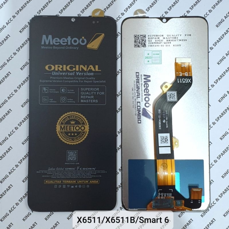 Jual ORIGINAL MEETOO LCD TOUCHSCREEN INFINIX X6511 X6511B INFINIX SMART ...