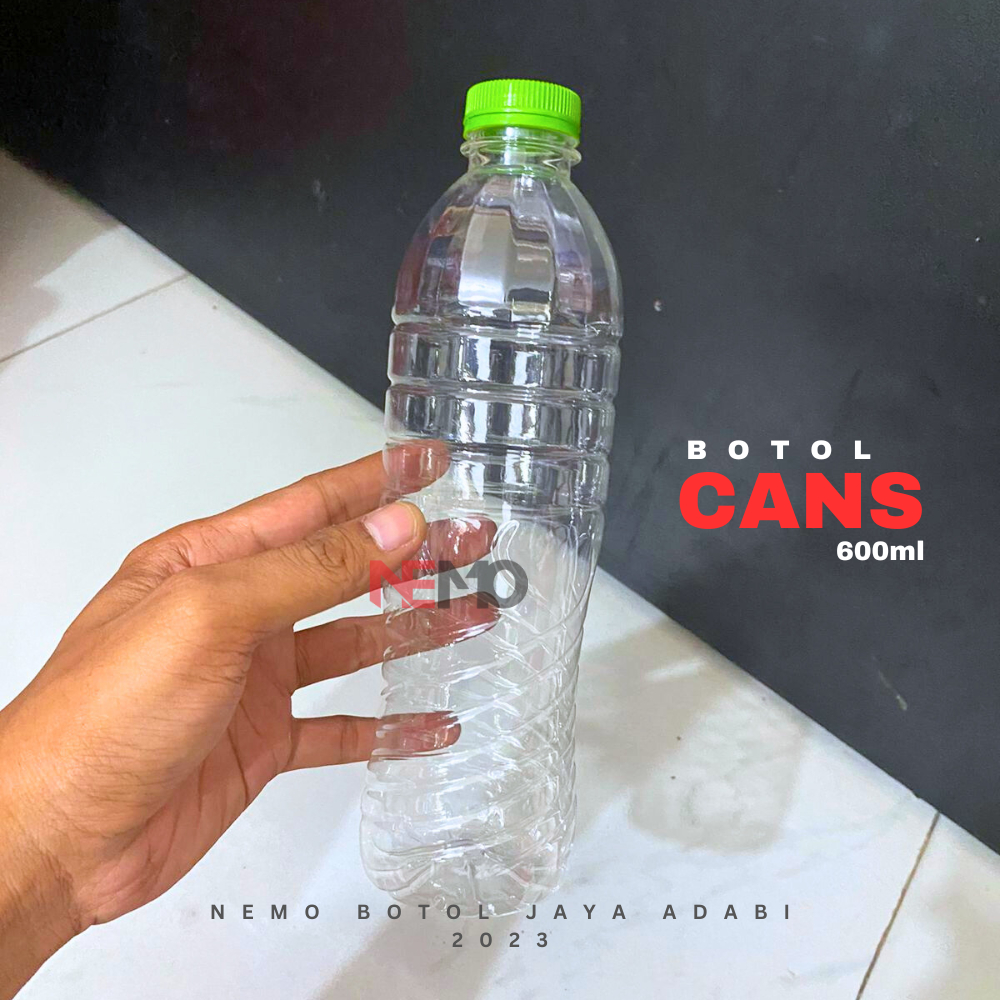 Jual Botol Plastik 600ml | Botol Vit jus minuman/ Botol aqua 600ml ...
