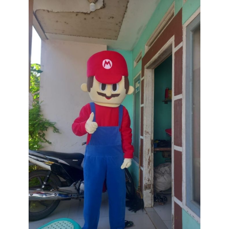 Jual kostumbadut mario bros #bajukarakter #mario #maskot #badut # ...