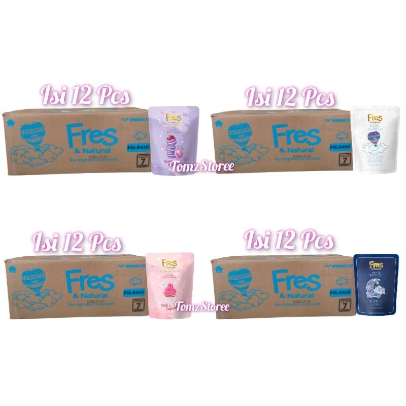 Jual 1 Karton/Dus Sabun mandi Fresh & Natural All Varian 400ml | Shopee ...