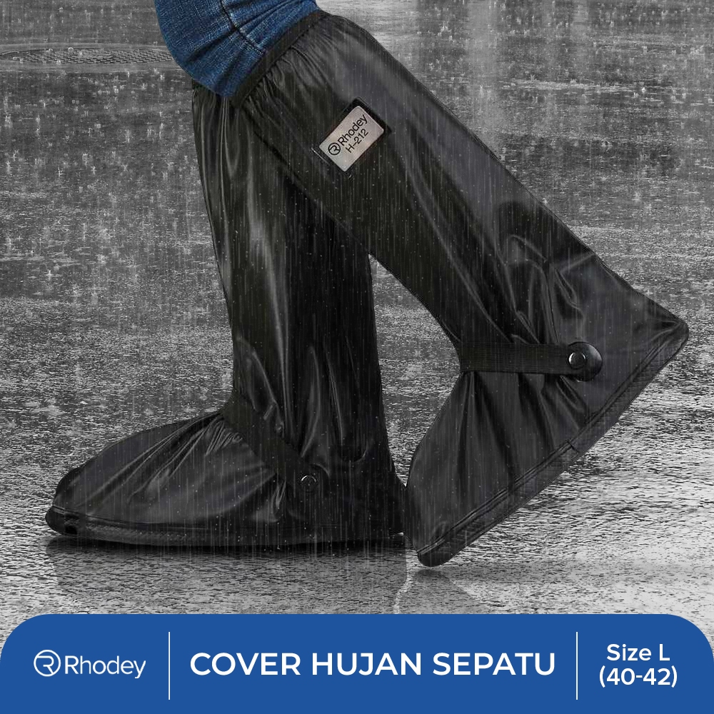 Jual Jas Hujan Sepatu Anti Air Shoes Cover Penutup Resleting PVC dengan ...