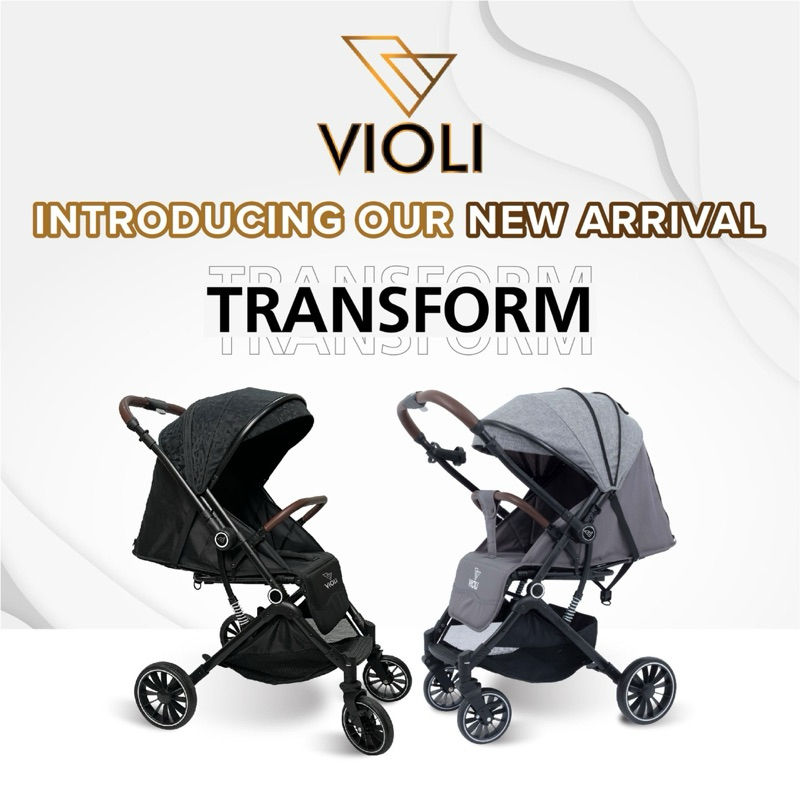 Jual VIOLI - TRANSFORM (Reversible Travel Stroller) | Shopee Indonesia