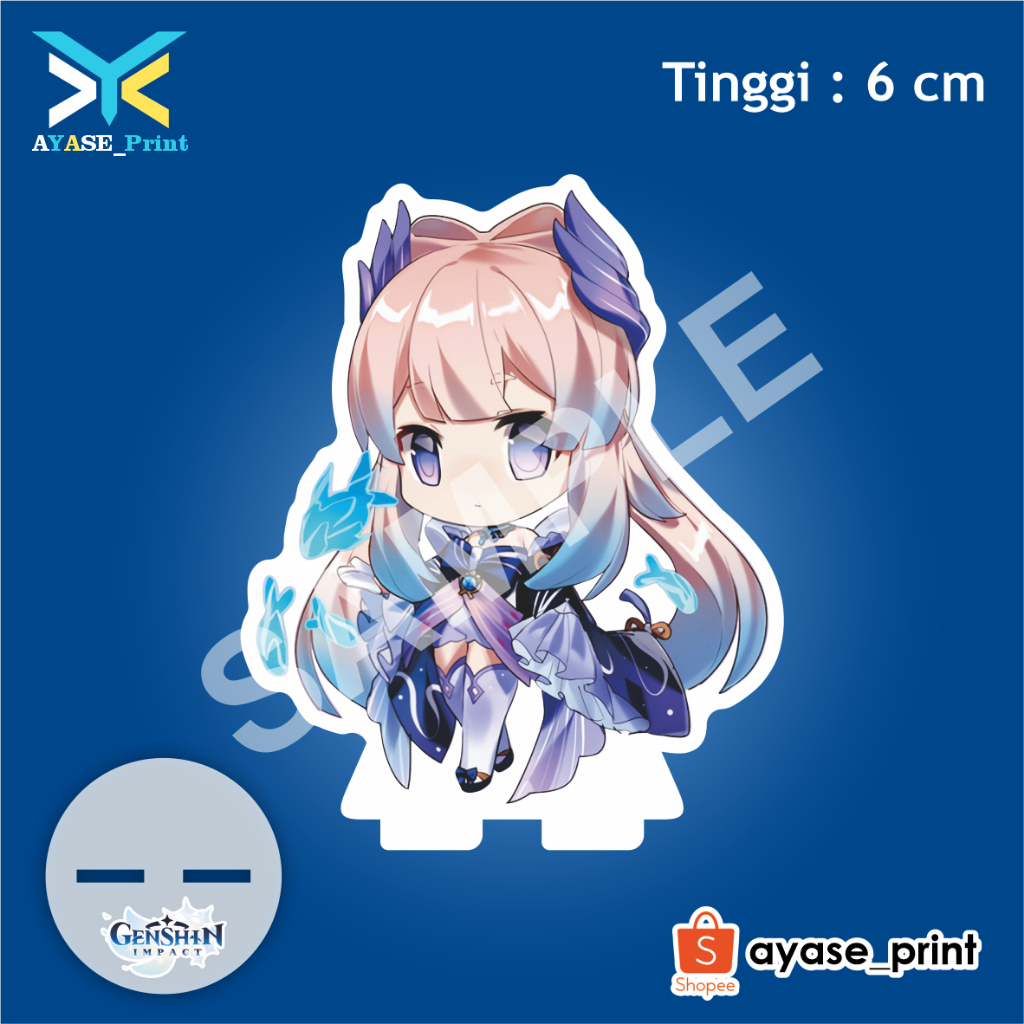 Jual Standee Akrilik Mini GENSHIN IMPACT CHIBI INAZUMA KARAKTER ...