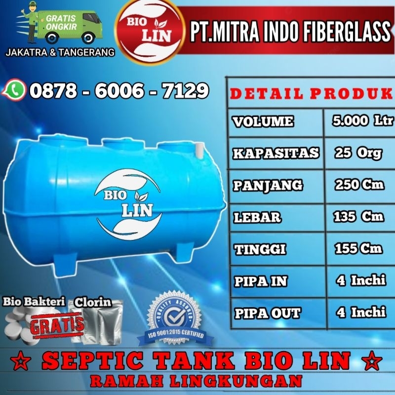 Jual Septic tank RC - 5.000 Liter , sepiteng ramah lingkungan murah ...