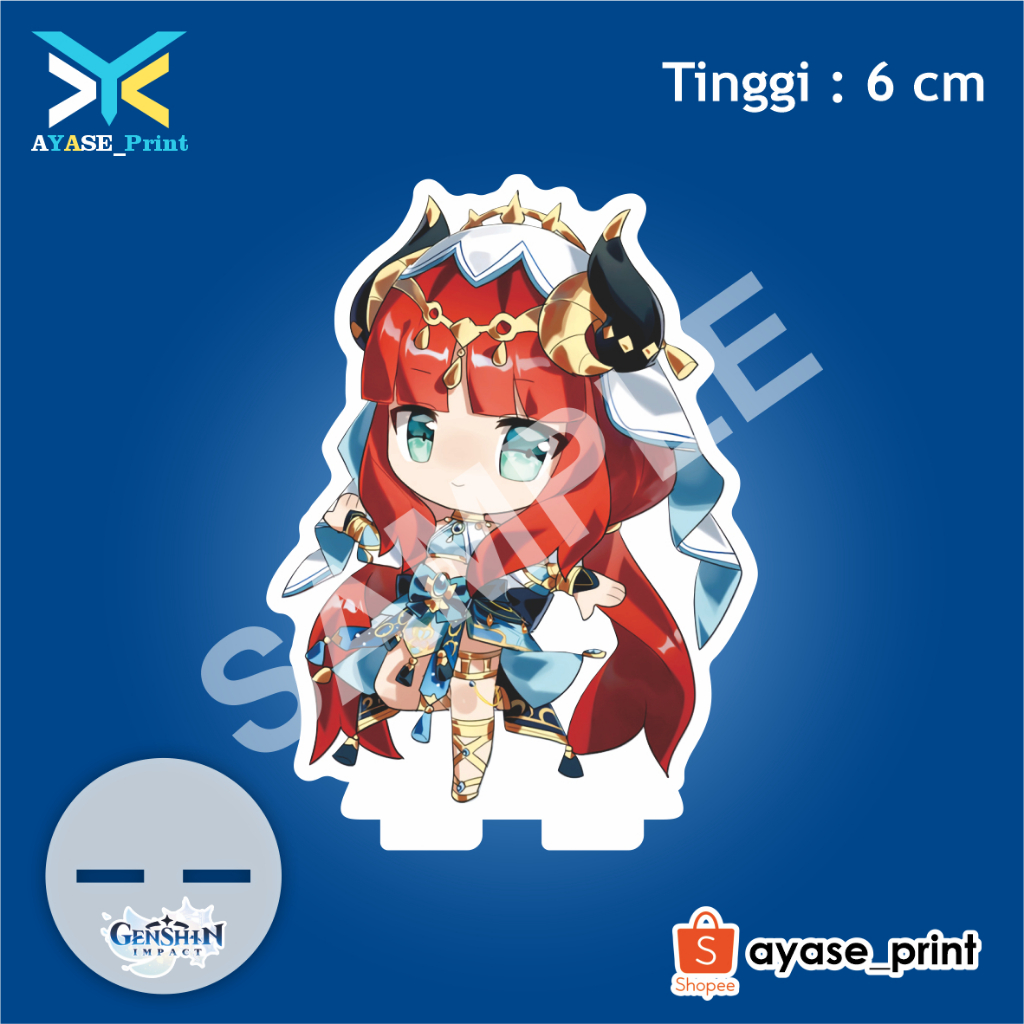 Jual Standee Akrilik Mini GENSHIN IMPACT CHIBI SUMERU KARAKTER | Aether ...