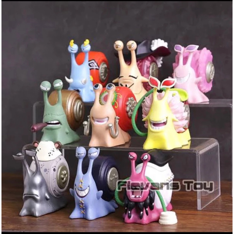 Jual Den Den Mushi Monkey D Luffy & Portgas D Ace Set One Piece Figure ...