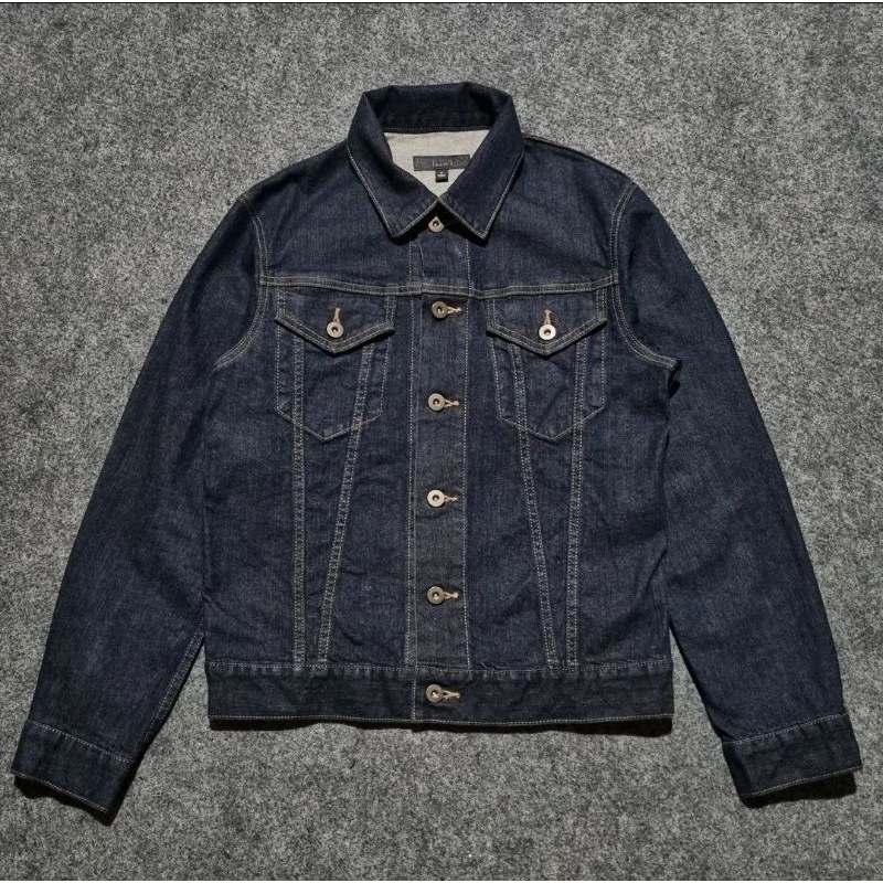 Jual uniqlo jacket trucker denim | Shopee Indonesia