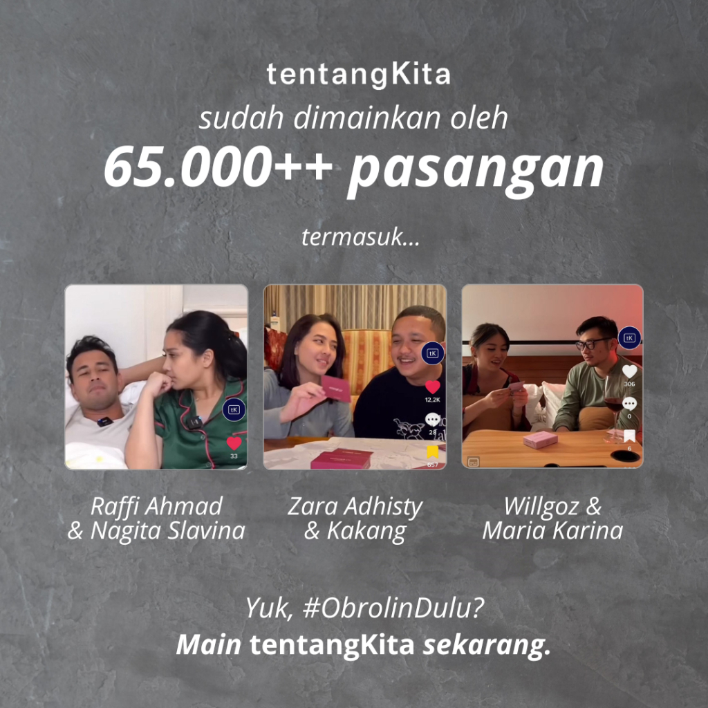 Jual tentangKita - Paket Permainan Kartu 45s I Permainan Kartu Pertanyaan Obrolan I Deep Talk ...