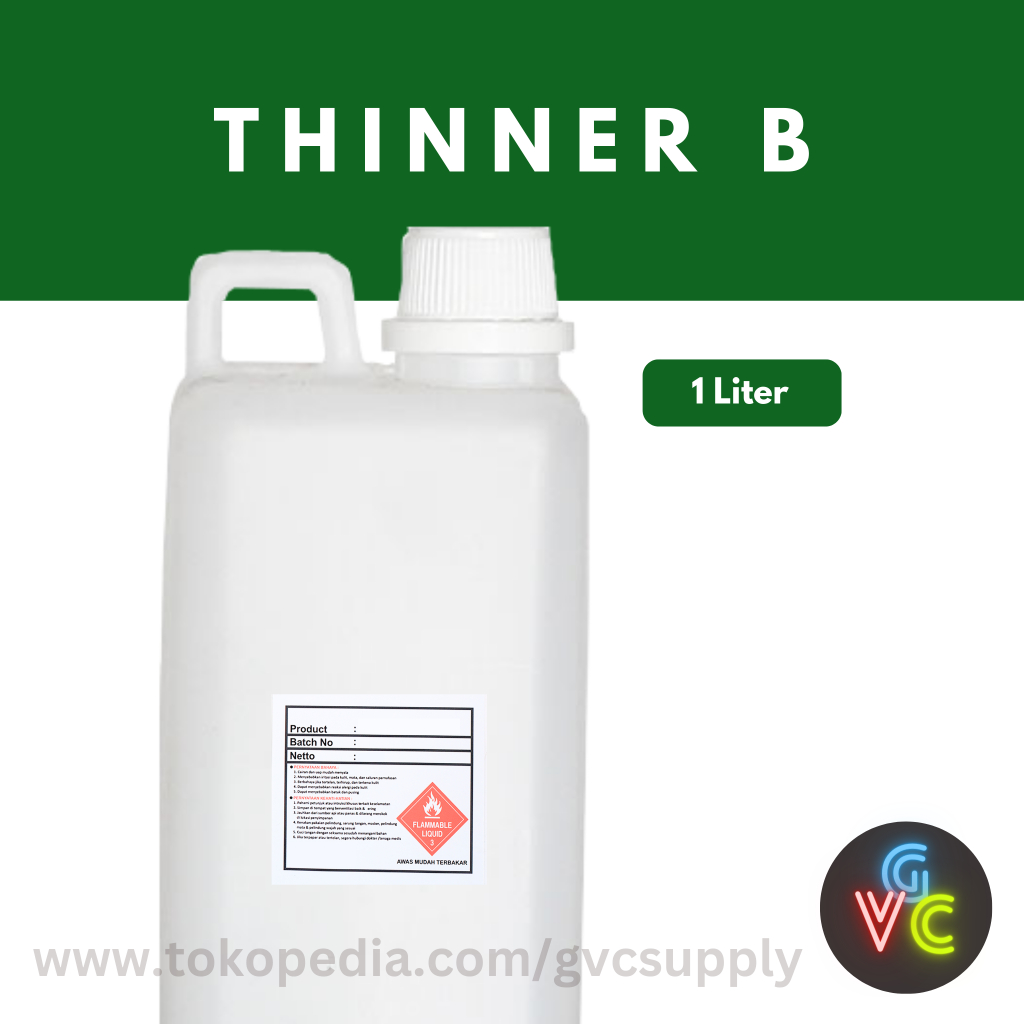 Jual Thinner B 1 Liter - GVCSupply | Shopee Indonesia