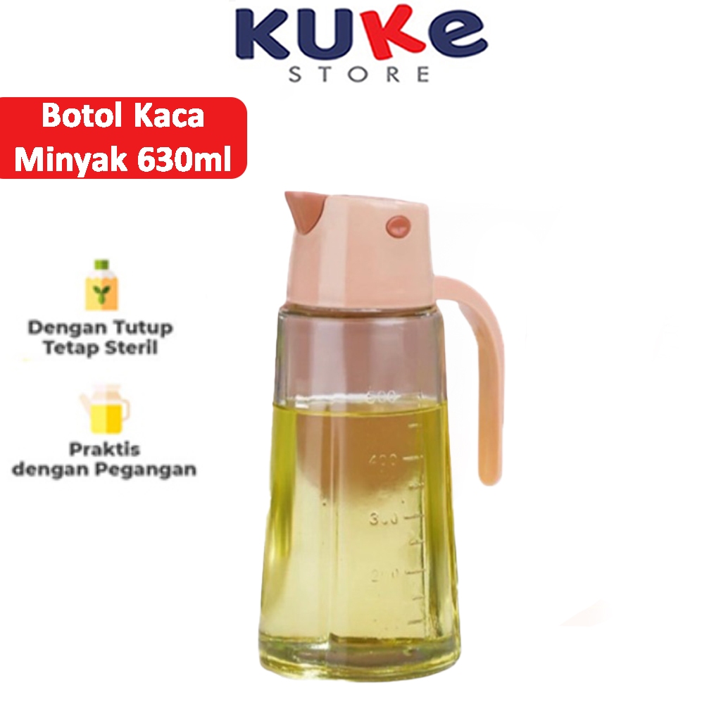 Jual Botol Kaca Minyak Goreng 630ml Bentuk Pinguin / Bottle Oil / Botol ...