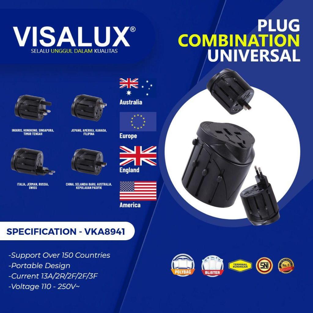 Jual TRAVEL ADAPTOR UNIVERSAL /MULTI PLUG COMBINATION VISALUX 8931/8941 ...