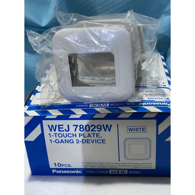 Jual FRAME SAKLAR 1 GANG 2 DEVICE PUTIH PANASONIC WEJ 78029 | Shopee ...