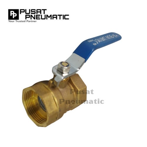 Jual 1" Stop Kran Ball Valve Kuningan / Keran Air Kuningan Size 1 Inch | Shopee Indonesia