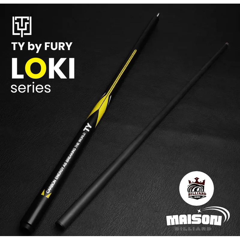 Jual Fury TY Loki Carbon + Extension Cue Stick Stick Play Billiard ...