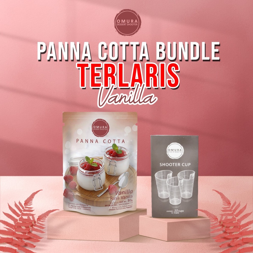 Jual [BUNDLE CUP] Panna Cotta Pudding Sutera Puding Italia Rasa Vanilla ...
