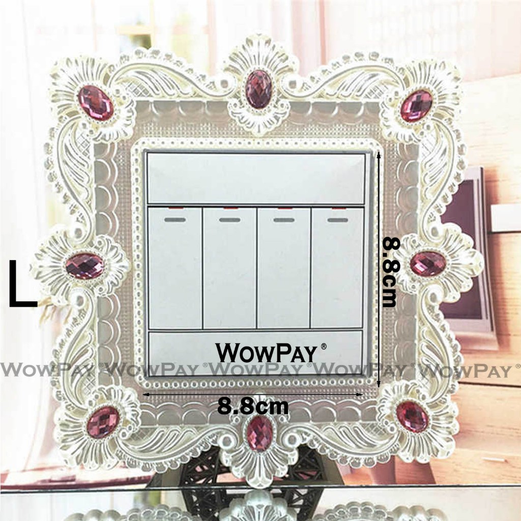 Jual WowPay Wall Sticker Dinding 3D Frame Bingkai Saklar Switch ...