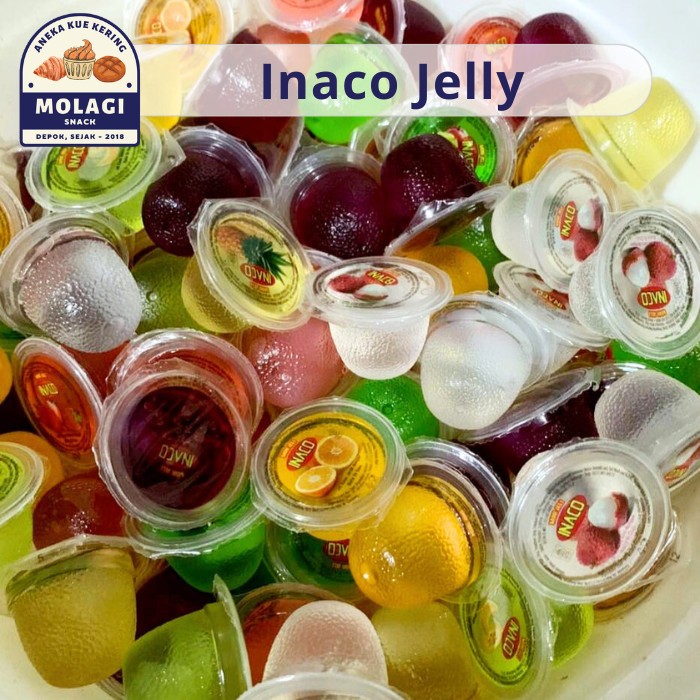 Jual Agar Inaco Mini Jelly Aneka Rasa Buah 500 Gram - Molagi Snack ...