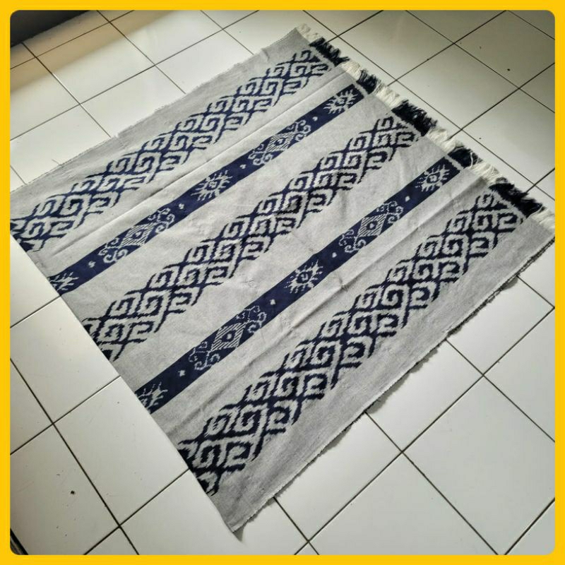 Jual Kain Tenun Blanket putih abu bahan dress kemeja tenun copel kain ...