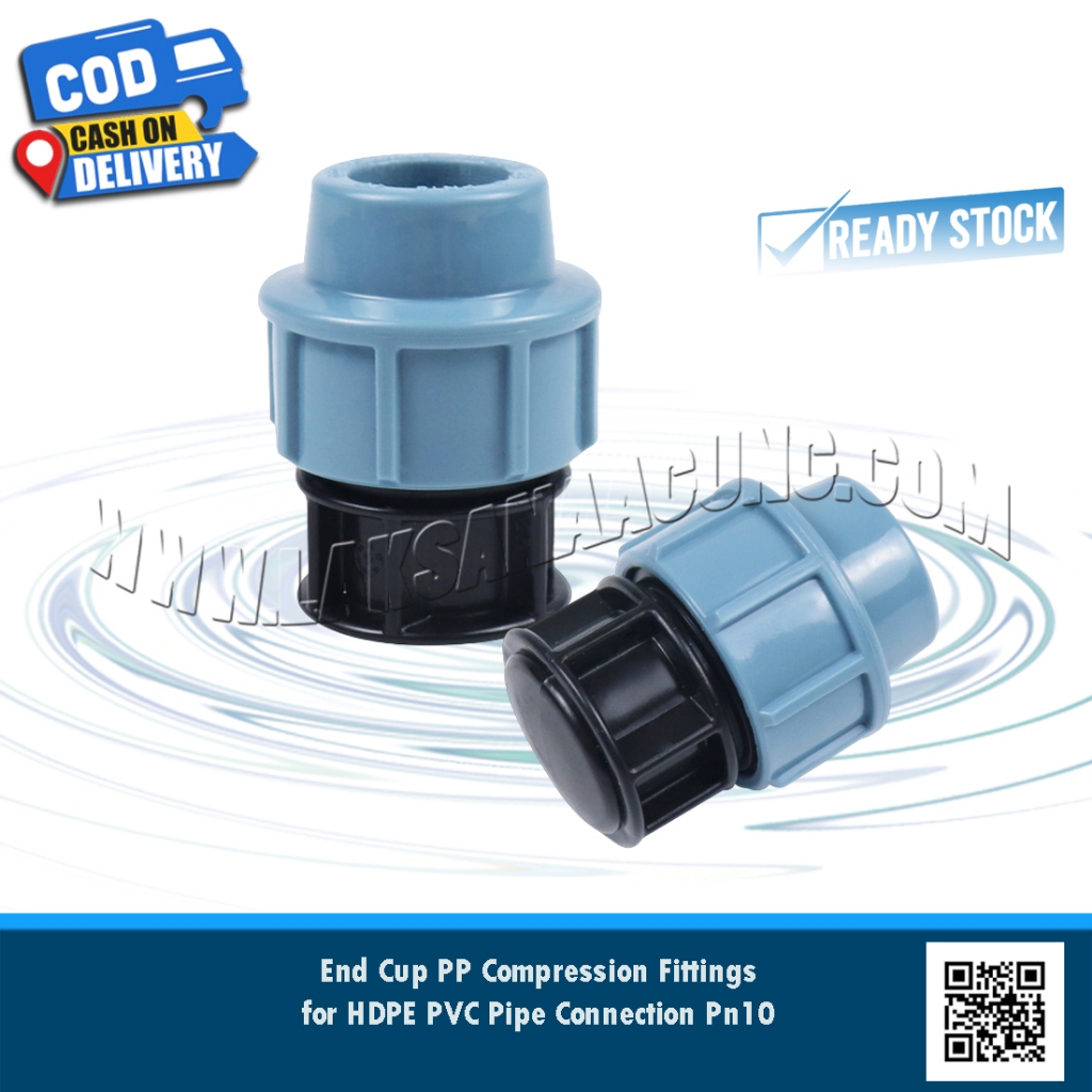 Jual End Cap hdpe compression 20mm | Tutup Dop Pipa Hdpe compression 1/ ...