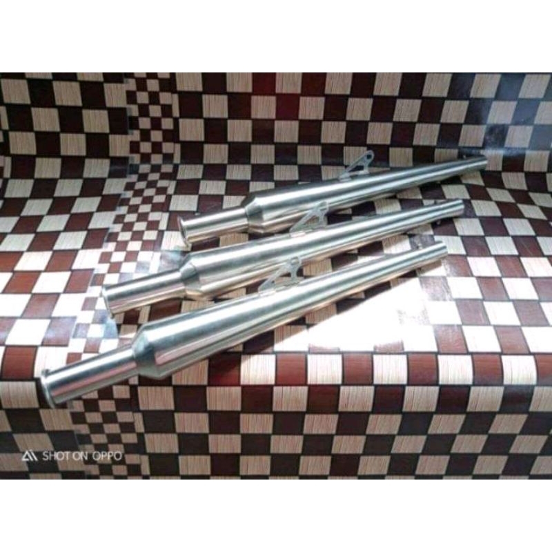 Jual Slincer knalpot custom trumpet choper jokowi,w175-cafaracer ...