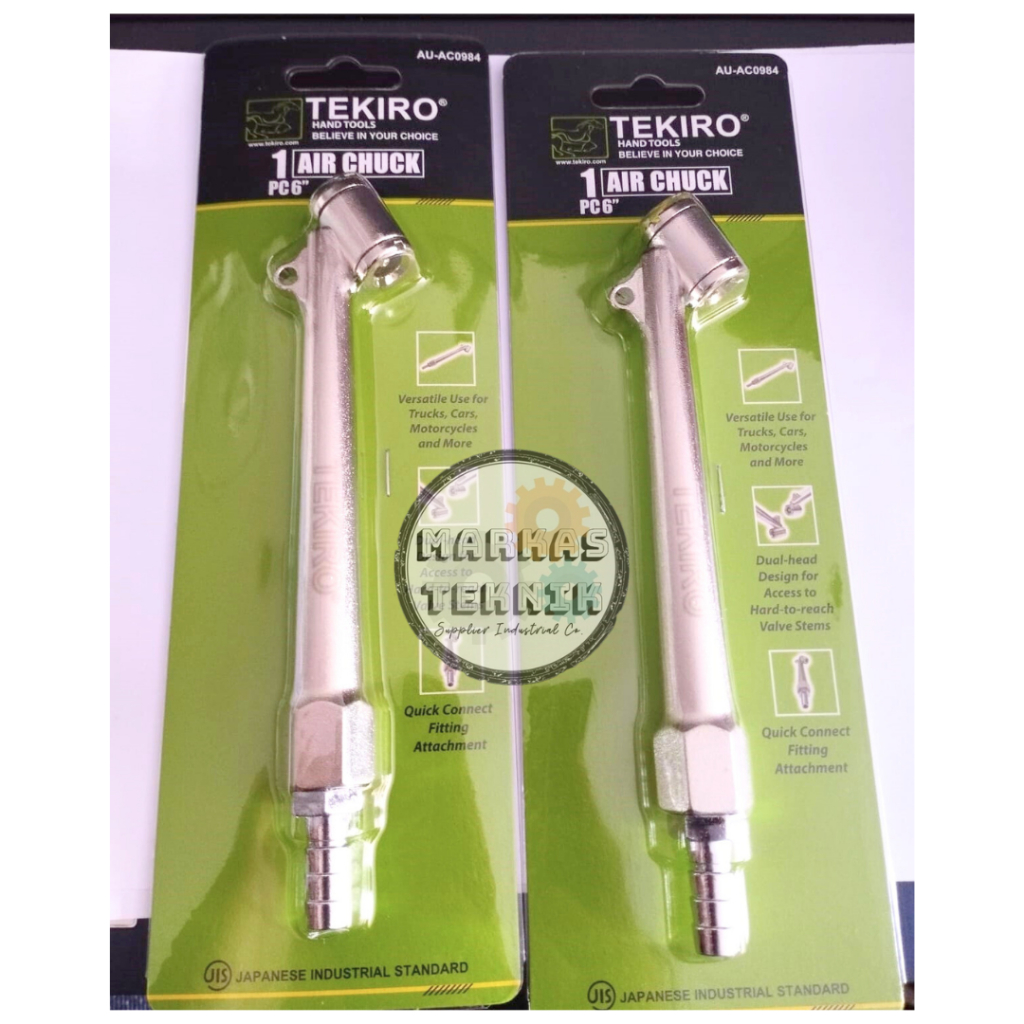 Jual TEKIRO Air Chuck 6" / Alat Isi Angin 6 Inch / Air Chuck 6" TEKIRO | Shopee Indonesia