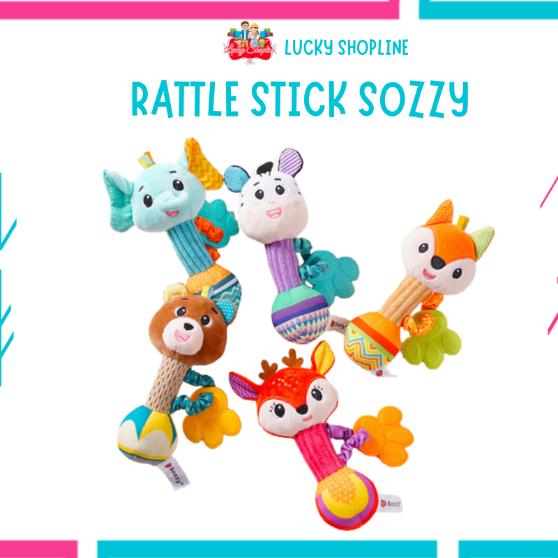 Jual [BIG SALE] Mainan Rattle Stick SOZZY Bayi / Teether & Mainan ...