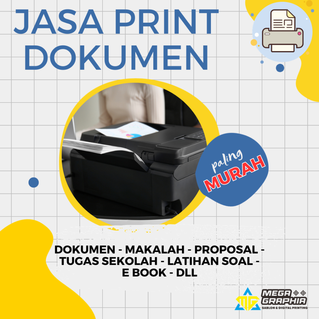 Jual JASA CETAK PRINT DOKUMEN A4/F4 MAKALAH PROPOSAL TUGAS SEKOLAH ...