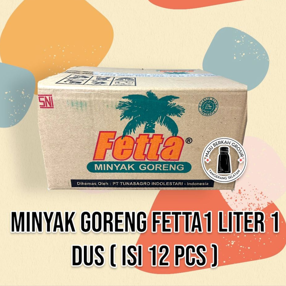 Jual MINYAK GORENG FETTA 1 LITER 1 DUS ( ISI 12 PCS ) | Shopee Indonesia