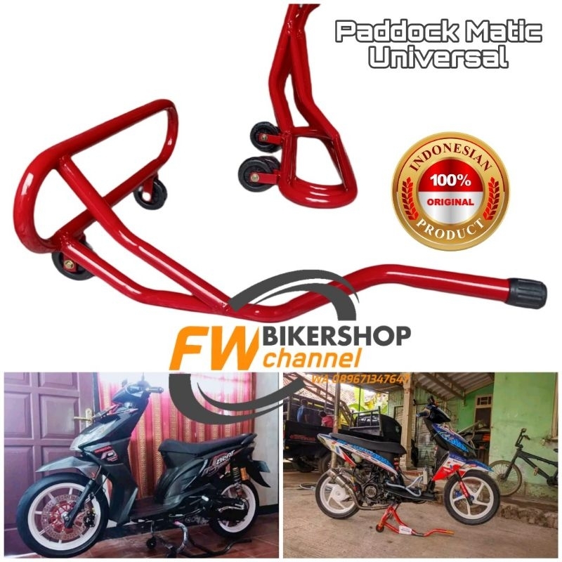Jual STANDAR PADDOCK MATIC UNIVERSAL PREMIUM QUALITY | Shopee Indonesia
