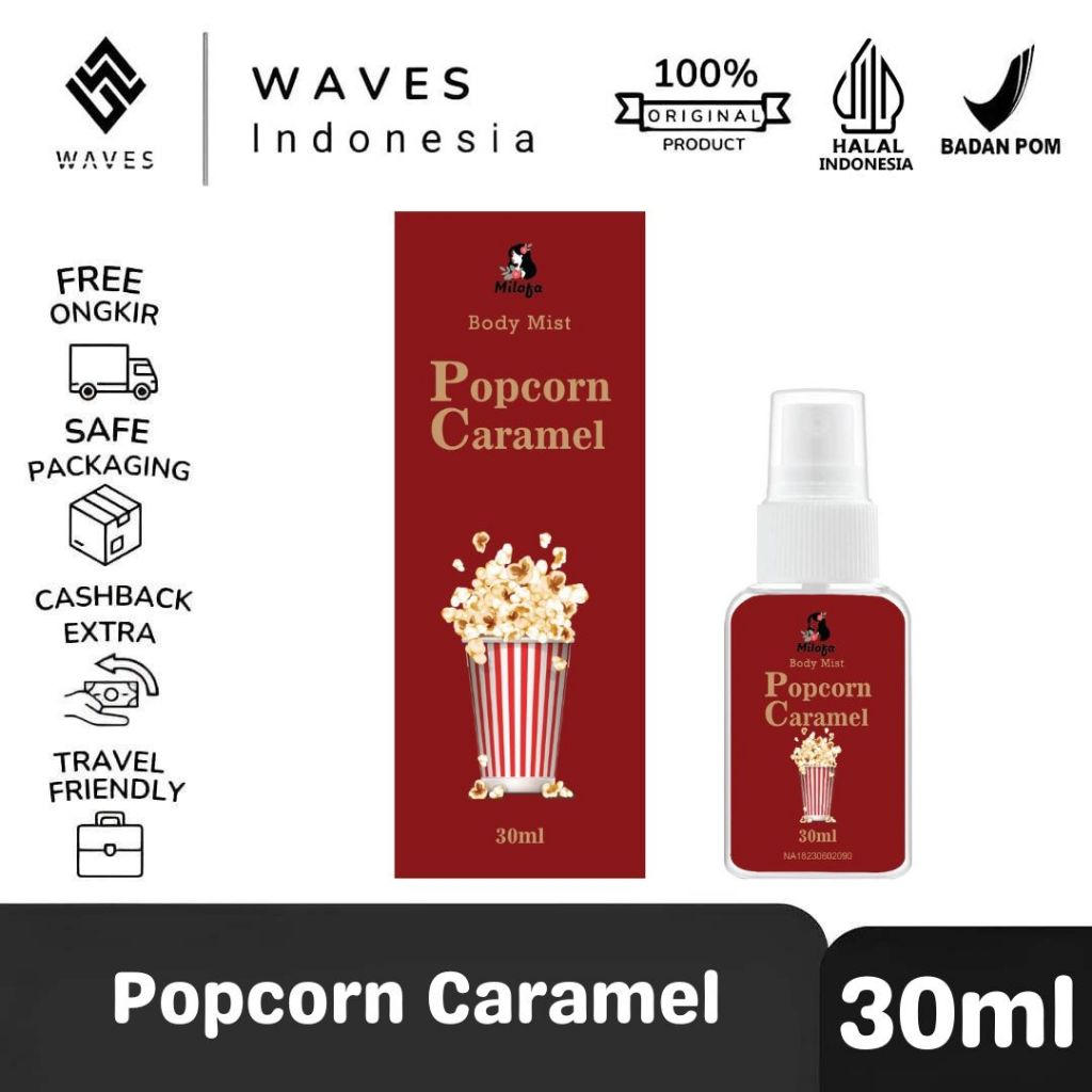 Jual Waves - BPOM PARFUM BODY MIST MILOFA 30ML PREMIUM / PARFUM BODY ...