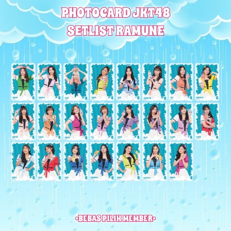 Jual [PROMO] Photocard PC JKT48 Setlist Ramune No Nomikata/Cara Meminum Ramune Unofficial ...