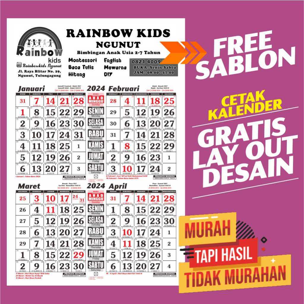 Jual Kalender 2024 Promosi | Shopee Indonesia