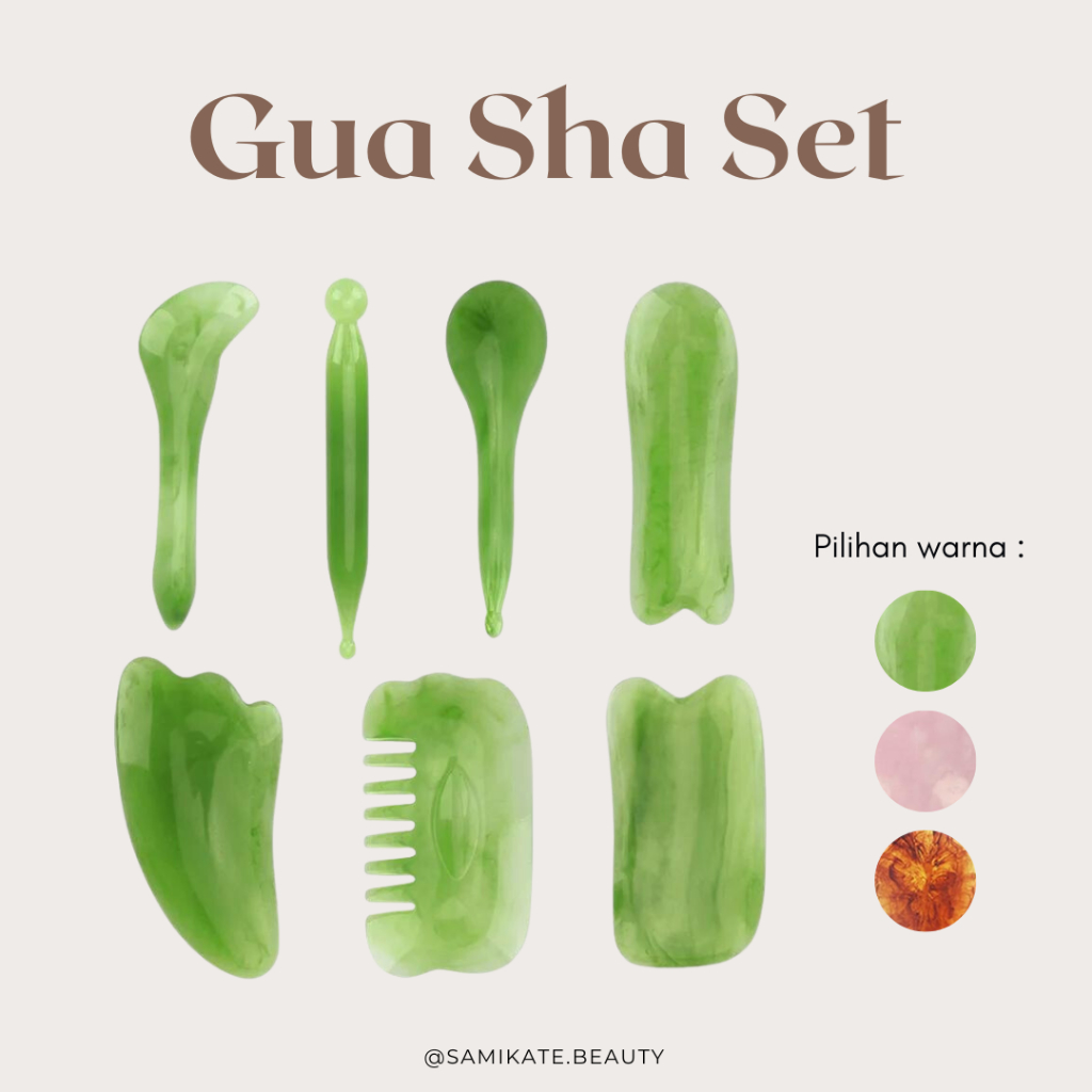 Jual Guasha Set Rambut Hair Head Spa Satu Set Alat Pjat Massage Tool by ...