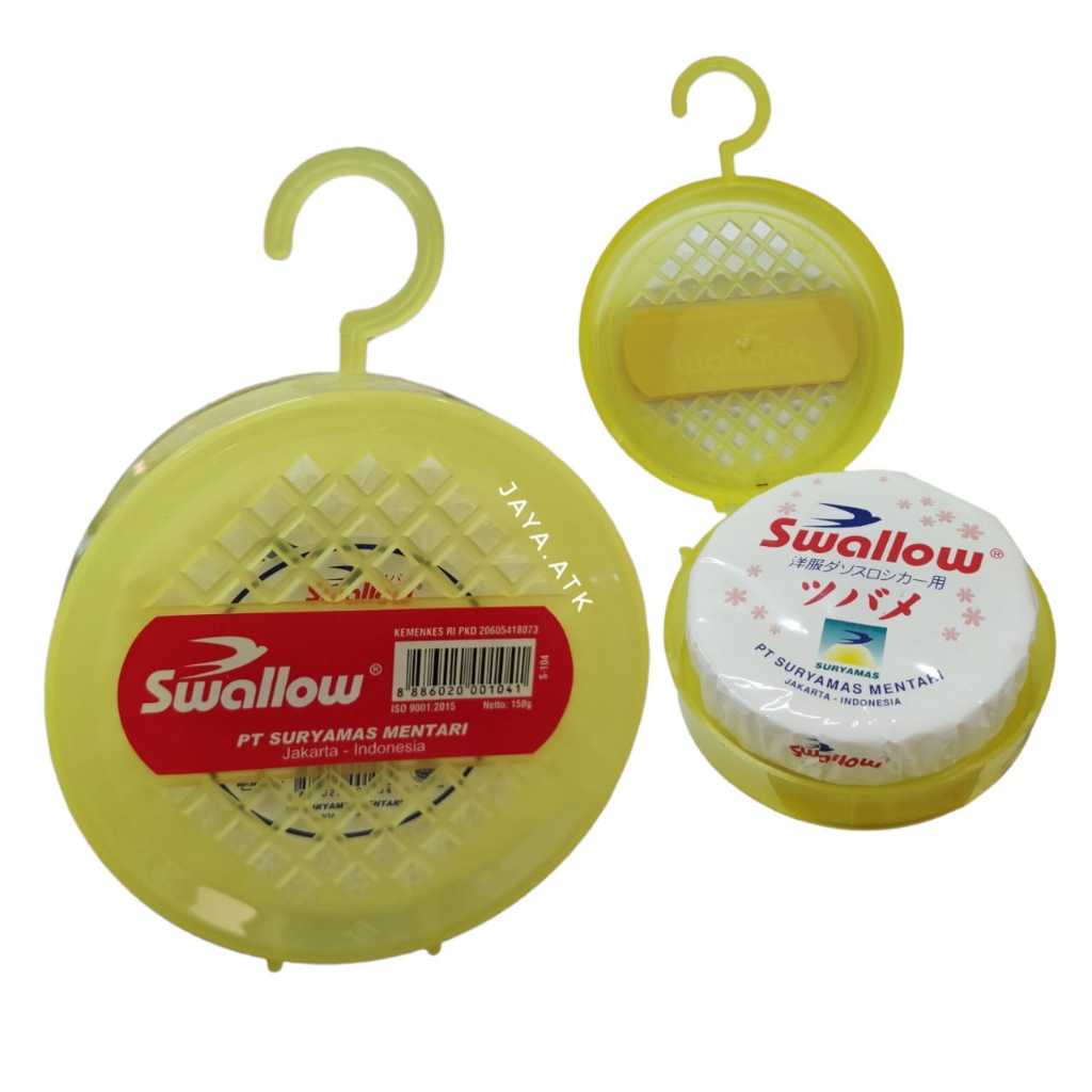 Jual KAMPER KAPUR BARUS GANTUNG SWALLOW 150 G + WADAH ANTI JAMUR ...