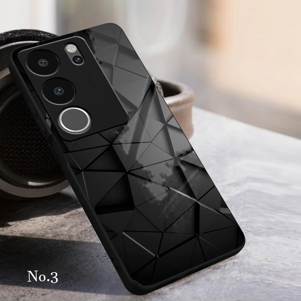 Jual (CC113)CASING GLASS VIVO V29 5G CASING GLOSSY V29 5G CASE KACA ...