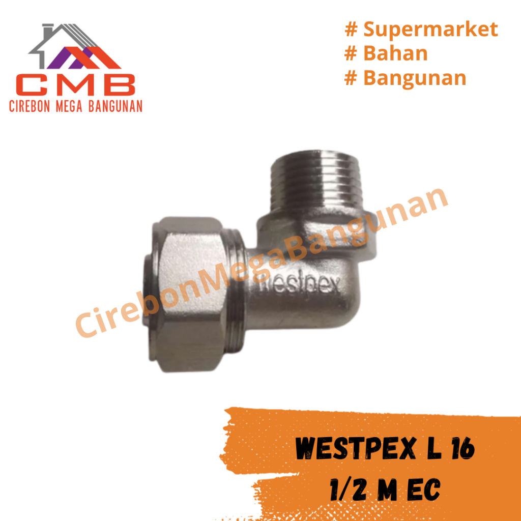 Jual WESTPEX L 16 1/2 M EC / FITTING PIPA / SAMBUNGAN PIPA / WESTPEX FITTING PIPA / FITTING PIPA ...