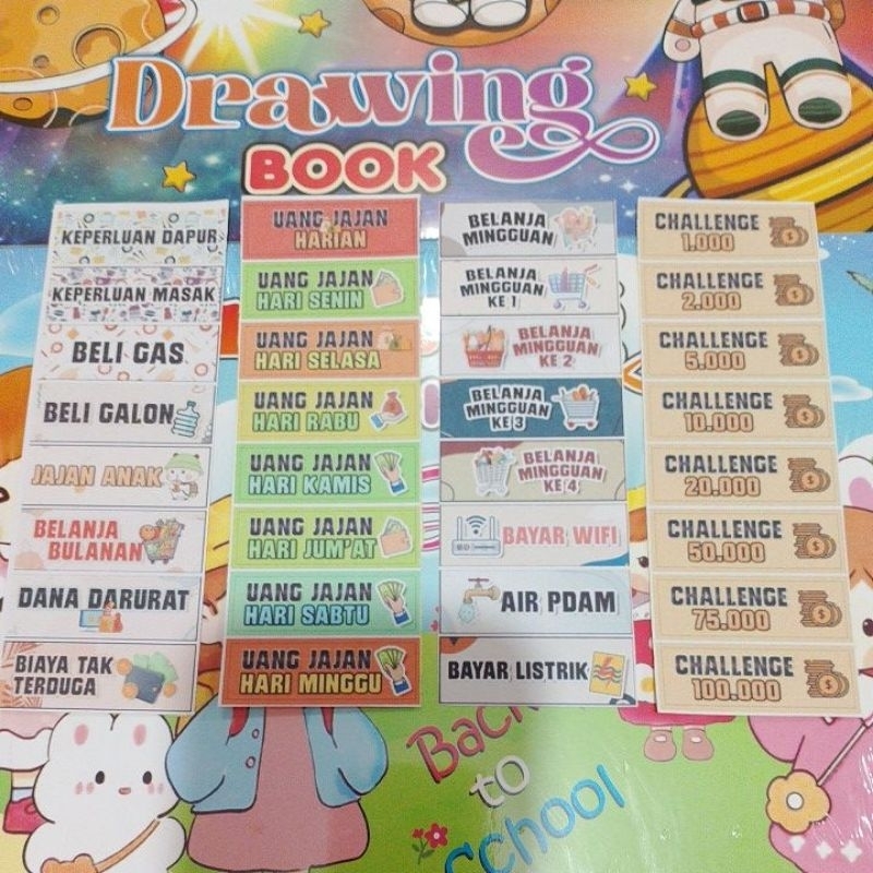 Jual Sticker Keuangan Stiker Disiplin Sticker Dompet Disiplin Stiker ...