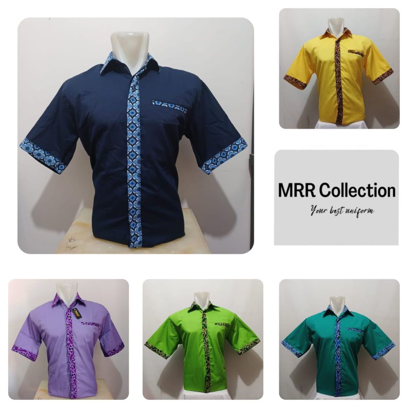 Jual Seragam Kerja Kombinasi Batik, Seragam Kerja, Baju Officeboy, Baju ...