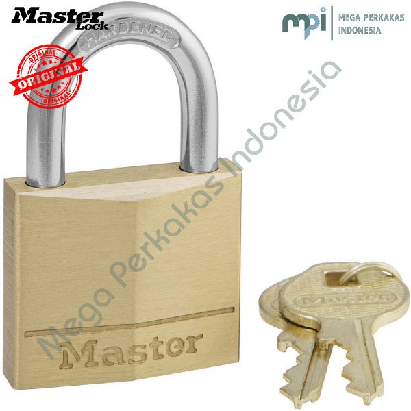 Jual GEMBOK MASTER LOCK 140D Solid Brass Body Padlock 40 mm | Shopee ...